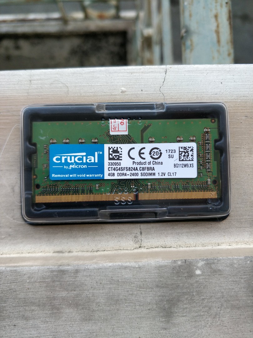 Crucial DDR 4GB, Computers & Tech, Parts & Accessories, Computer Parts ...
