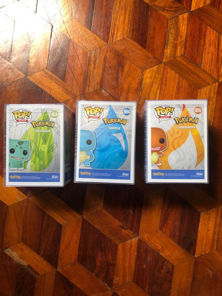 FUNKO POP POKEMON STARTER SET BULBASAUR CHARMANDER SQUIRTLE, Hobbies ...