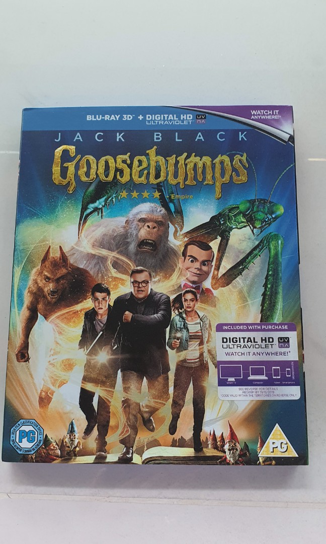 Goosebumps 3D Blu ray, Hobbies & Toys, Music & Media, CDs & DVDs on ...