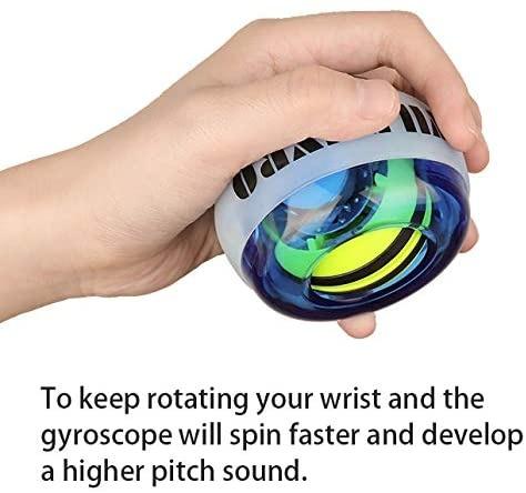 Gyro Ball Wrist Trainer Power Ball Wrist & Forearm Strength Essential ...
