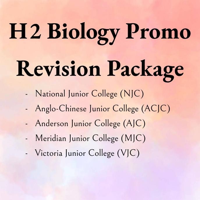 H2 Biology JC1 promo revision package, Hobbies & Toys, Books ...