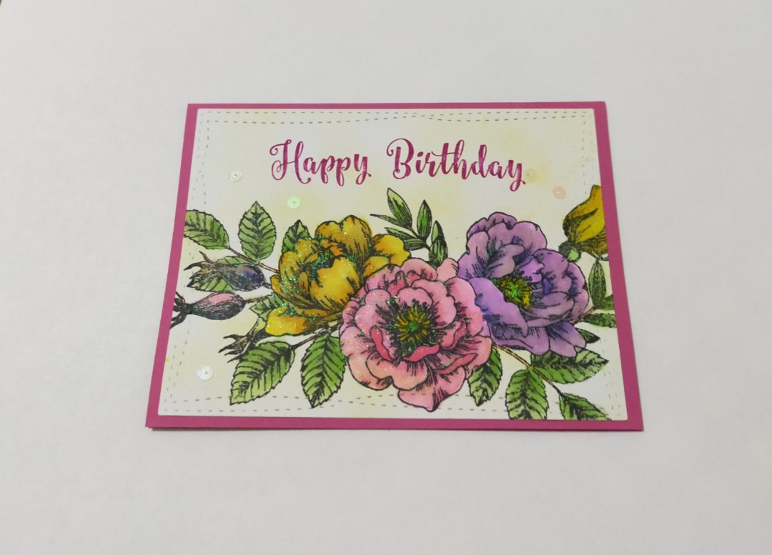 Handmade Birthday Card-Landscape, Hobbies & Toys, Stationery & Craft ...