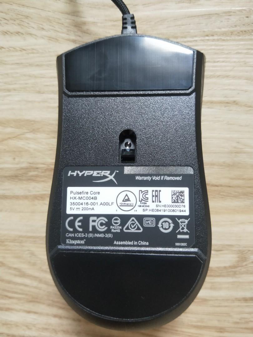 HyperX Pulsefire Core - RGB Gaming Mouse 6200DPI, Computers & Tech ...