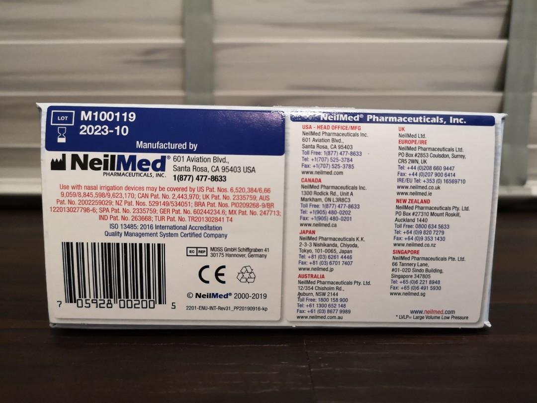 Neil Ed Sinus Rinse 120 Premix Sachets, Everything Else on Carousell