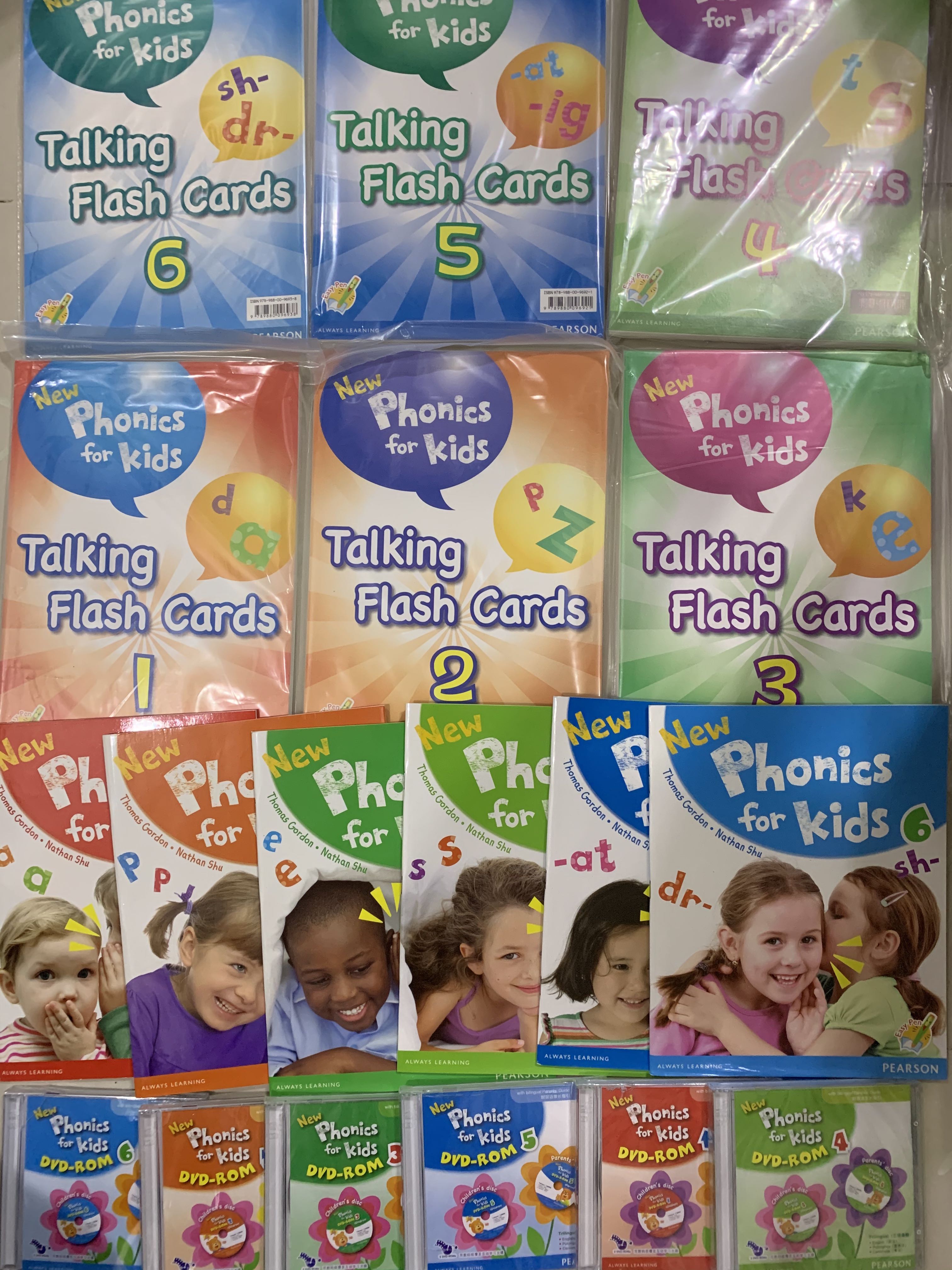 4折出讓 全新Easypen及 New phonics for kids longman Pearson with easypen easy pen, 興趣及遊戲, 書本 & 文具, 兒童書籍 ...