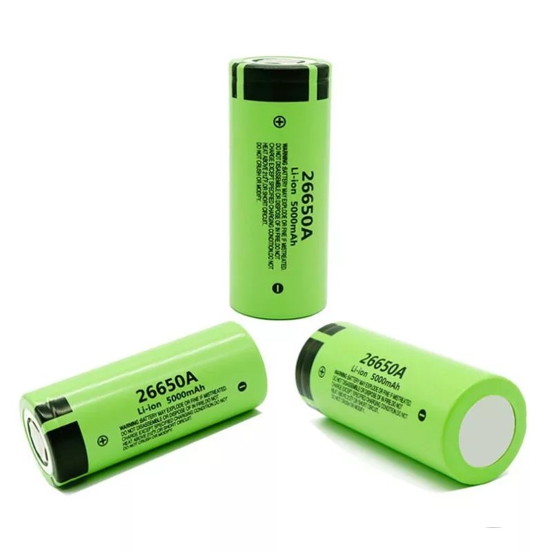 Panasonic Original High Capacity 26650A 26650 5000mAh lithium battery ...