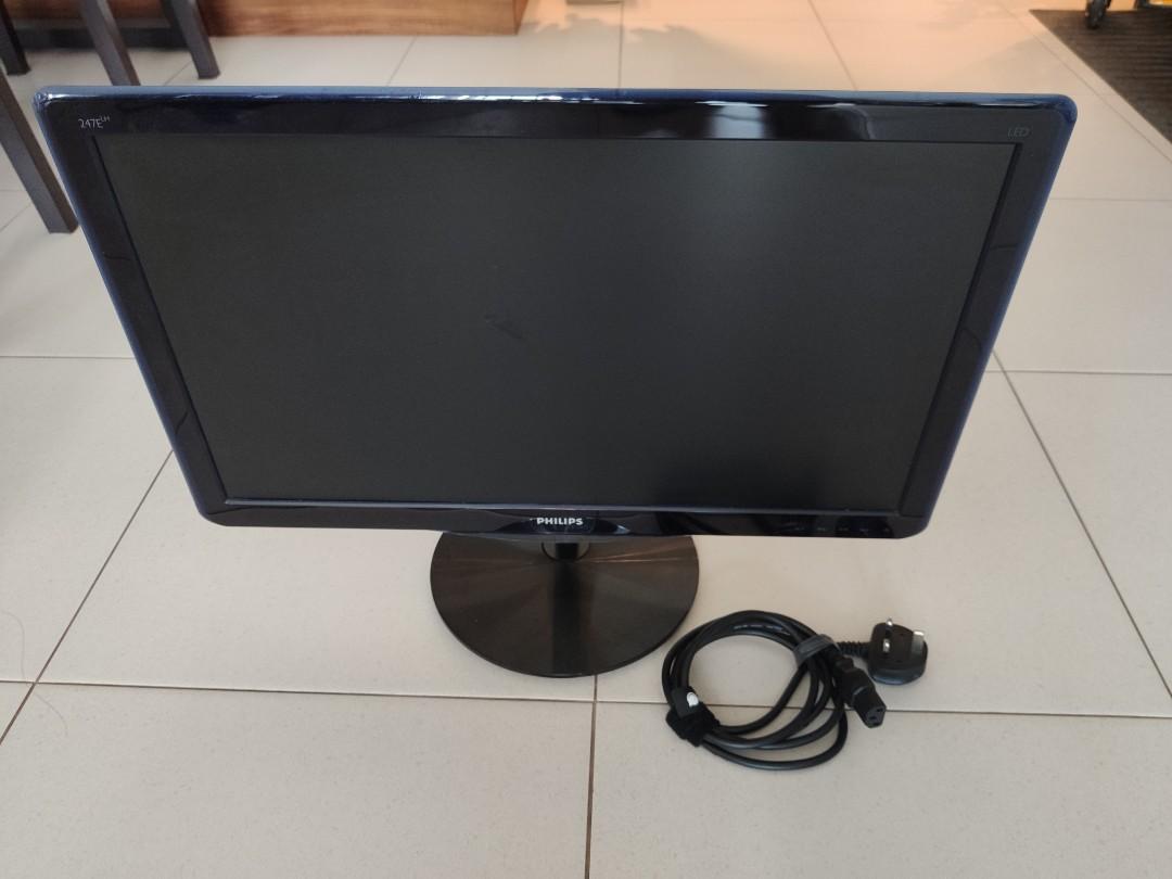 Philips 24" inch LCD Monitor with built in Speakers, Computers & Tech ...
