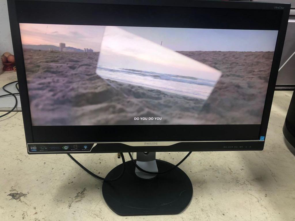 PHILIPS 28吋 28inch 288P6L 4k 電腦顯示屏 monitor 有喇叭 $2000, 電腦＆科技, 電腦周邊及配件, 電子屏幕 - Carousell