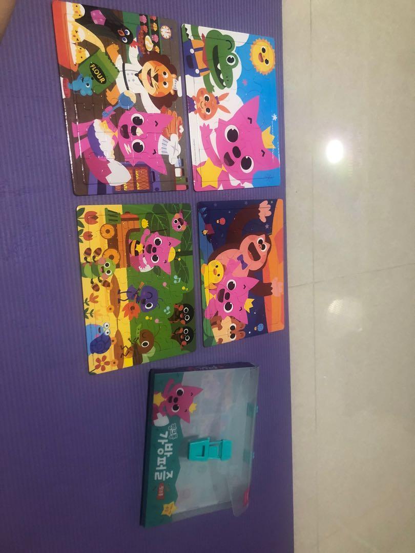 Pinkfong baby shark jigsaw puzzle - kids, Hobbies & Toys, Toys & Games ...