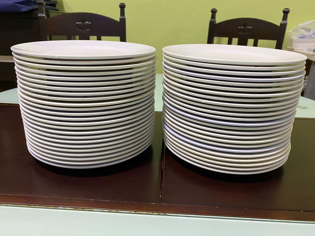 56 Plates (Round), Furniture & Home Living, Kitchenware & Tableware ...
