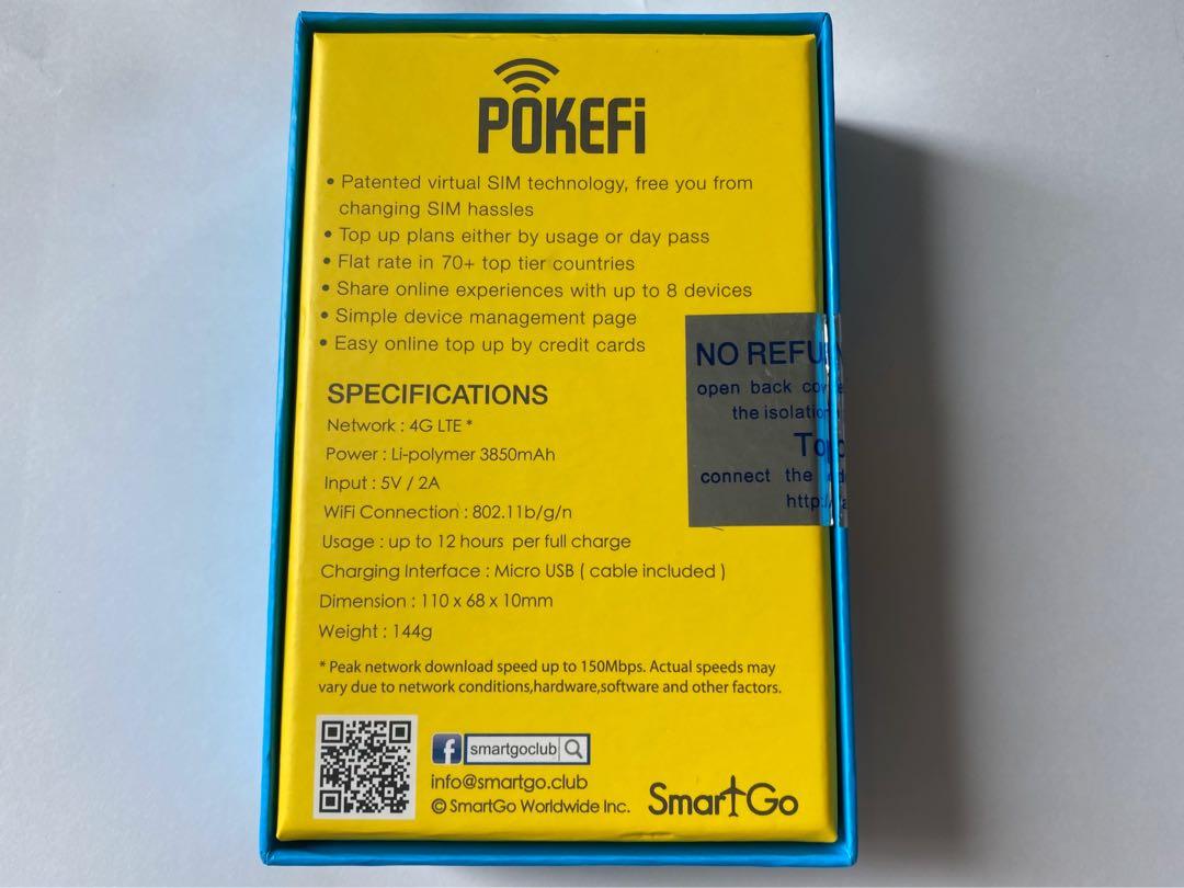 Pokefi Pocket Wifi, Mobile Phones & Gadgets, Mobile & Gadget Accessories, Other Mobile & Gadget ...