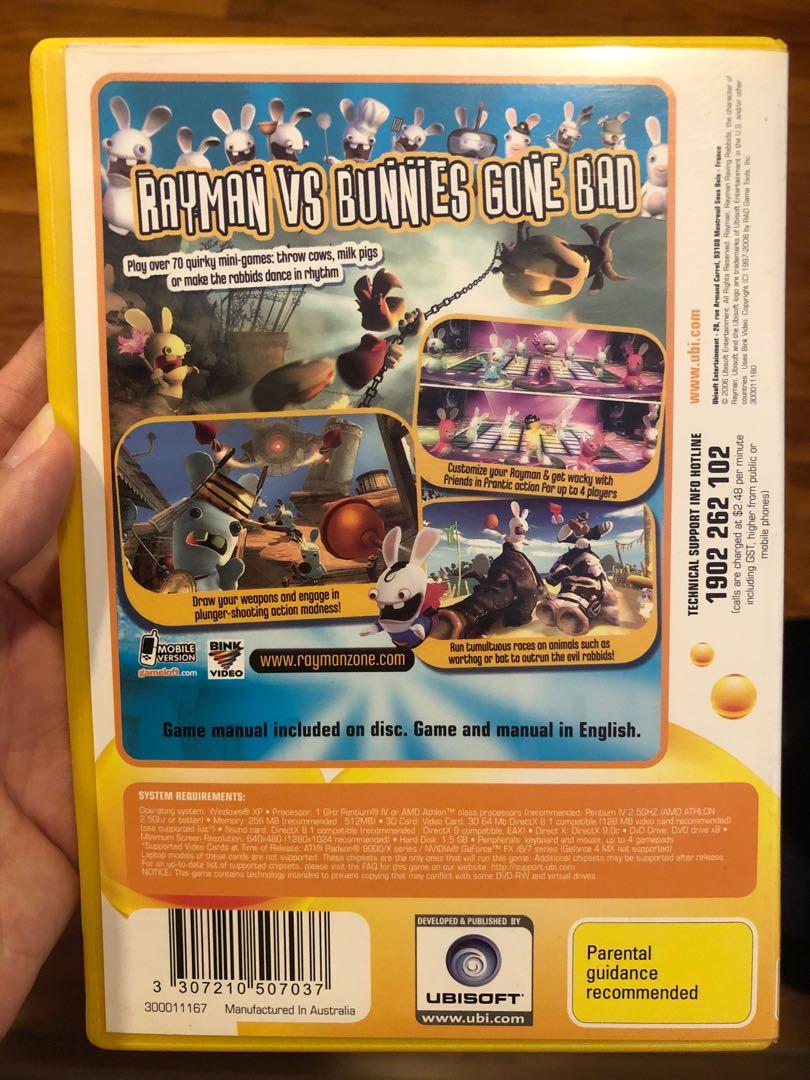 Raving Rabbits PC Game, Video Gaming, Video Games, Nintendo on Carousell