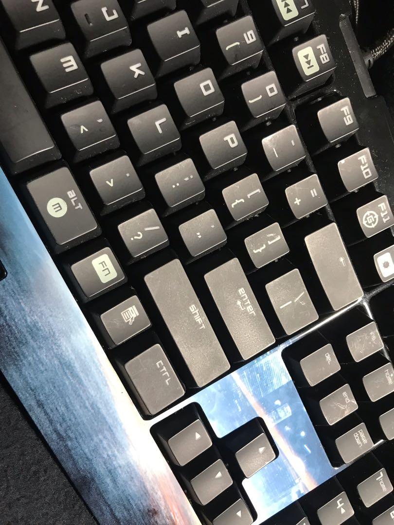 Razer Blackwidow Battlefield 3 edition mechanical keyboard full size ...