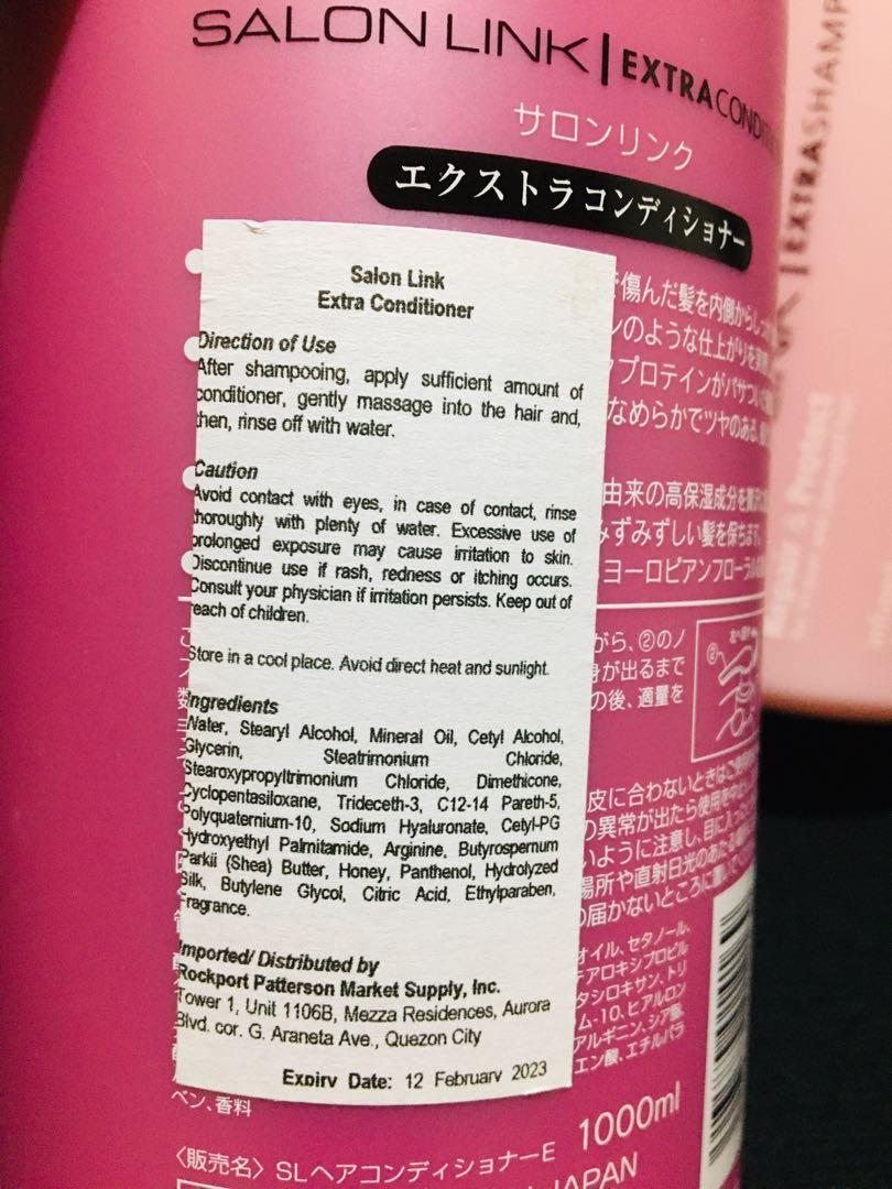 Salon Link (Shampoo & Conditioner), Beauty & Personal Care, Hair on ...