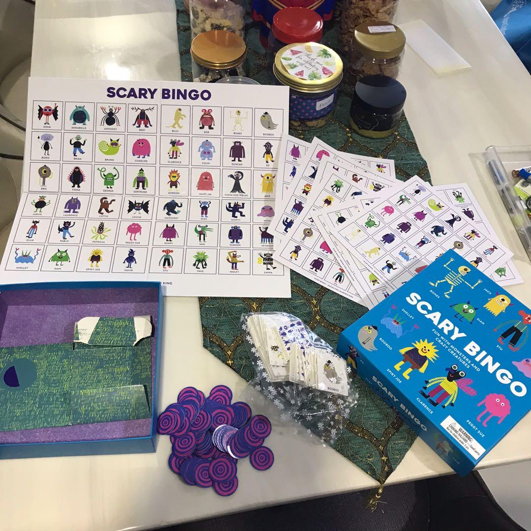 Scary Bingo Monsters, Hobbies & Toys, Toys & Games on Carousell