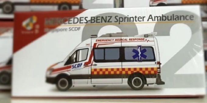 SCDF Mercedes Splinter Ambulance, Bulletin Board, Preorders on Carousell