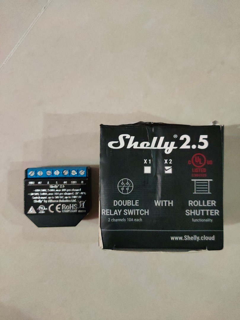 Shelly 2.5 - Double Relay Switch and Roller Shutter, Computers & Tech ...