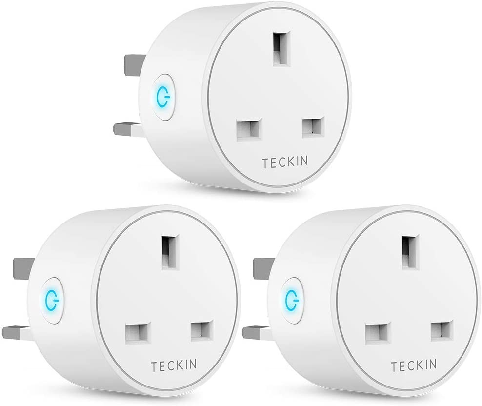 TECKIN Smart Plug WiFi Mini Socket 13A Works with Alexa, Google Home ...