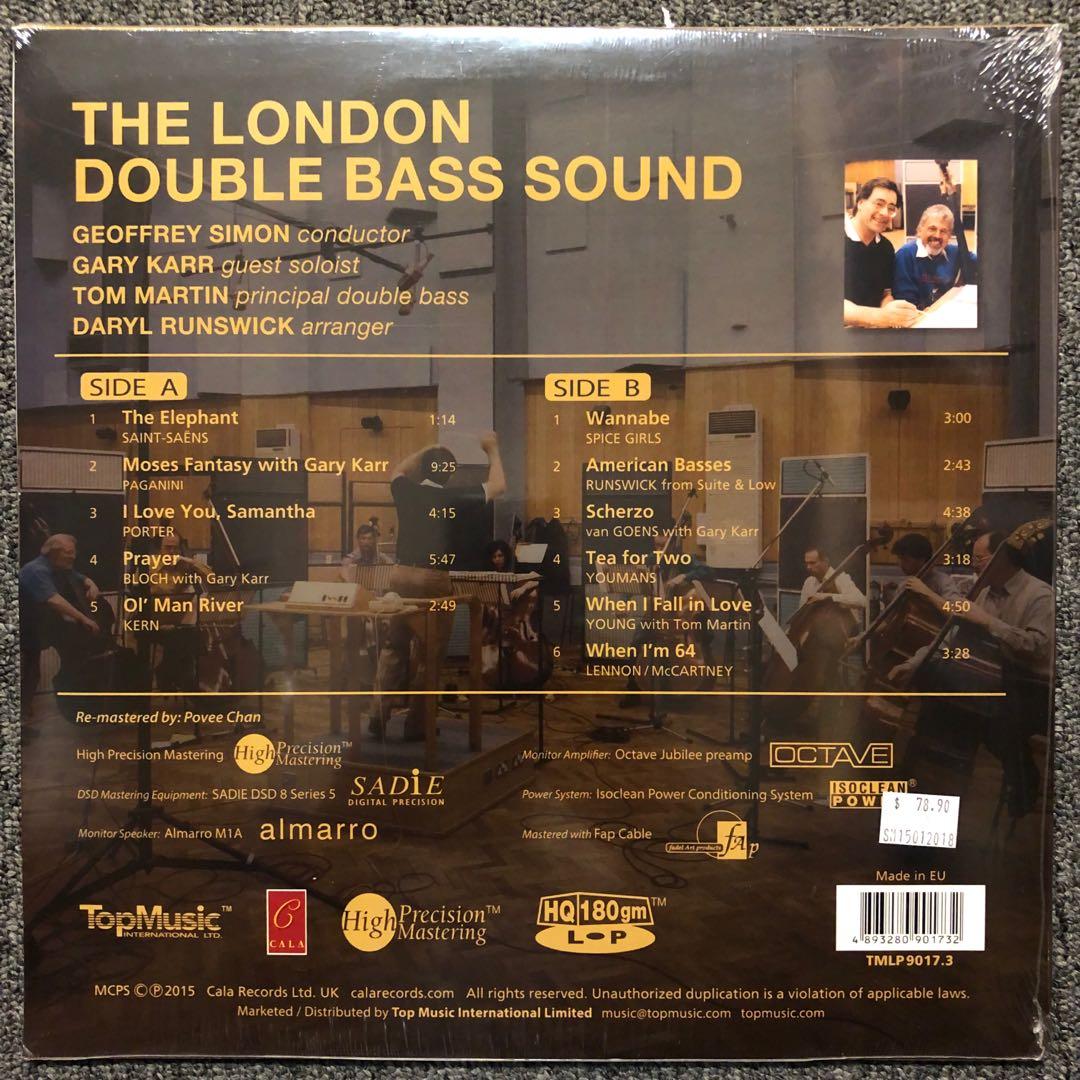 The London Double Bass Sound With Gary Karr 180g LP Classical, TV ...