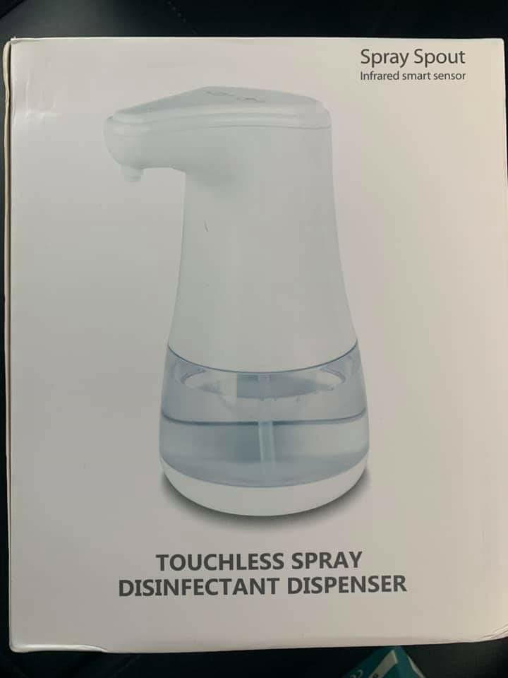 Touchless Alcohol Spray Dispenser, Health & Nutrition, Assistive ...