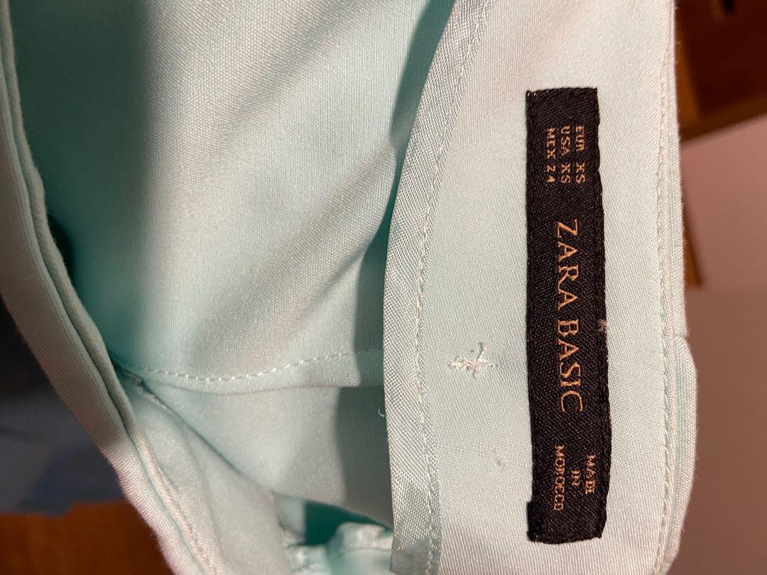 Zara turquoise skirt, Women's Fashion, Bottoms, Skirts on Carousell
