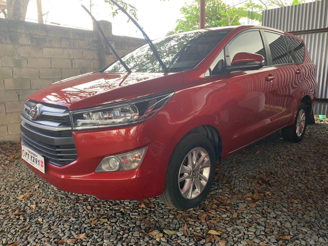 2019 Toyota Innova 2.8 E Red Mica Wagon Manual, Cars for Sale, Used ...