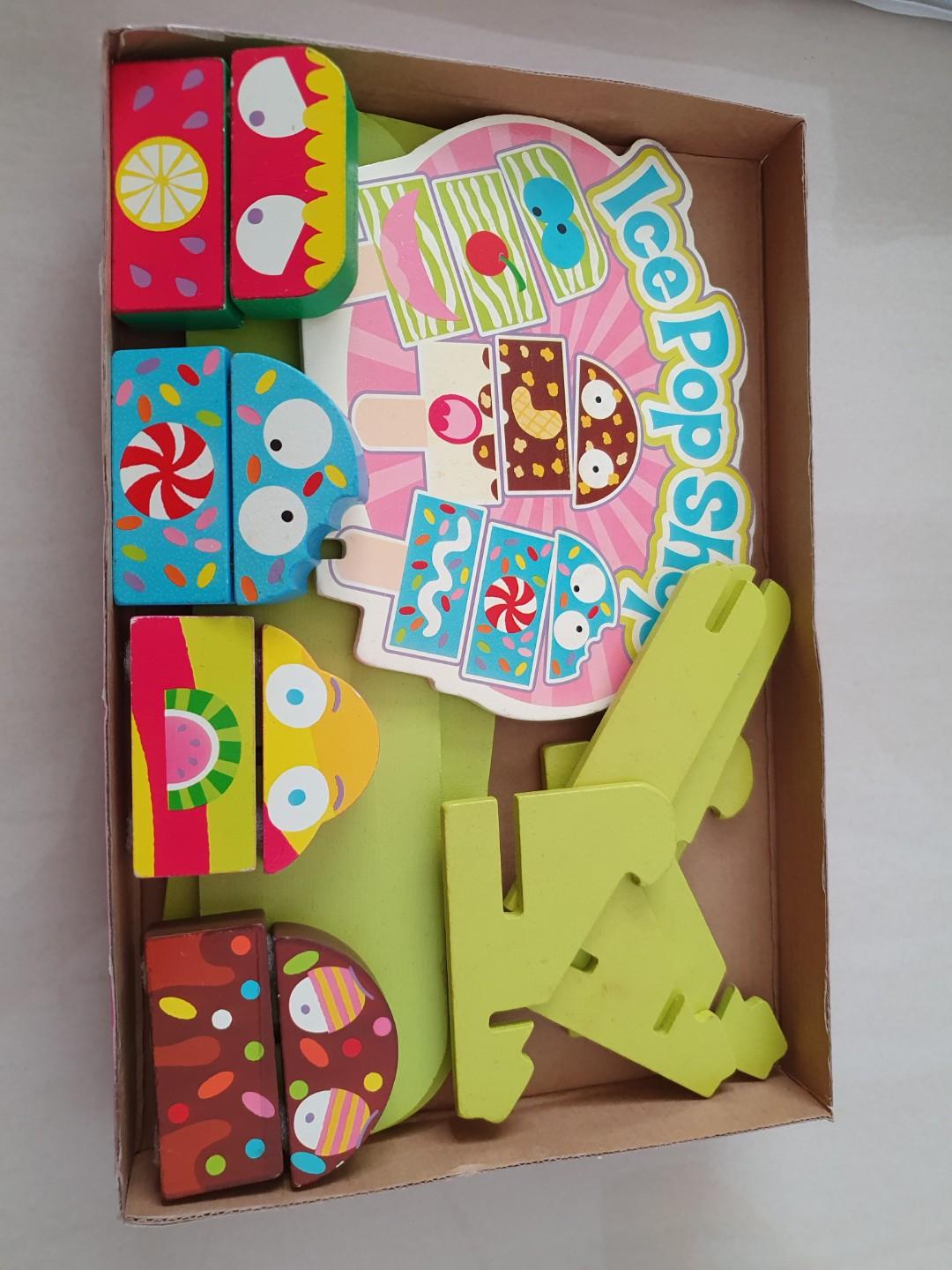 Alex toys mix & stack pop shop wooden ice cream match stall, Toys ...