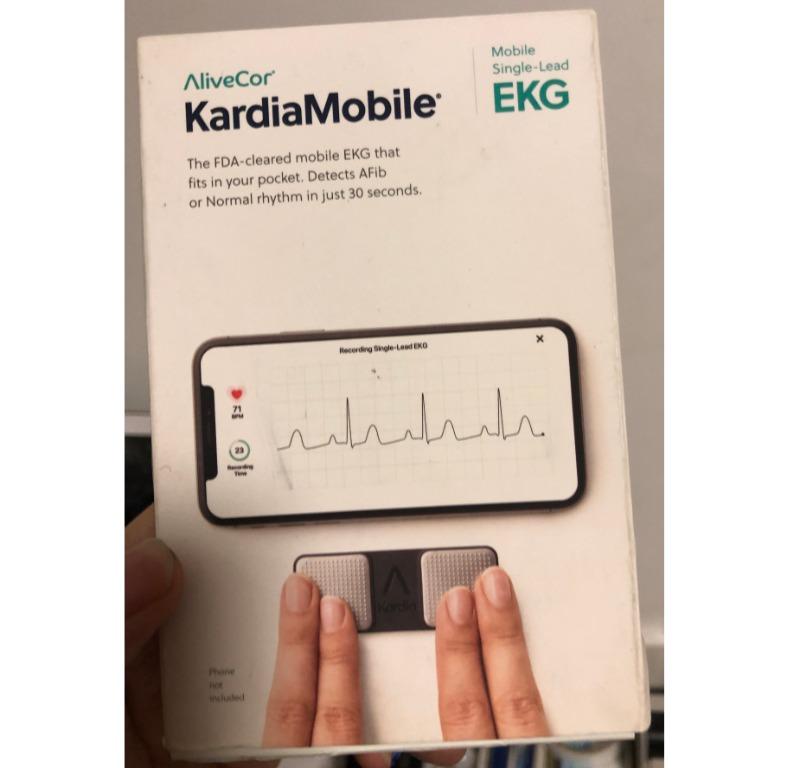 AliveCor KardiaMobile EKG Monitor | FDA-Cleared | Wireless Personal EKG | Works with Smartphone ...