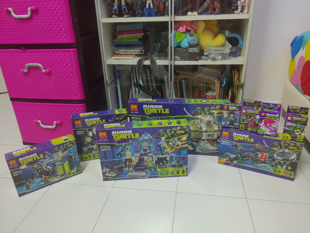 BELA Teenage Mutant Ninja Turtles TMNT bootleg (not Lego), Hobbies ...