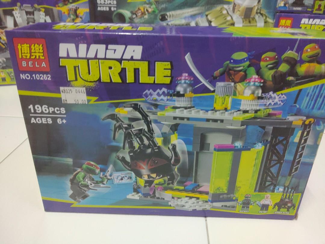 BELA Teenage Mutant Ninja Turtles TMNT bootleg (not Lego), Hobbies ...