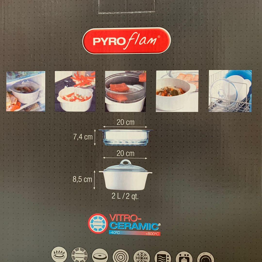 BNIB Pyrex Pyroflam 2L Steamer Set, Furniture & Home Living ...