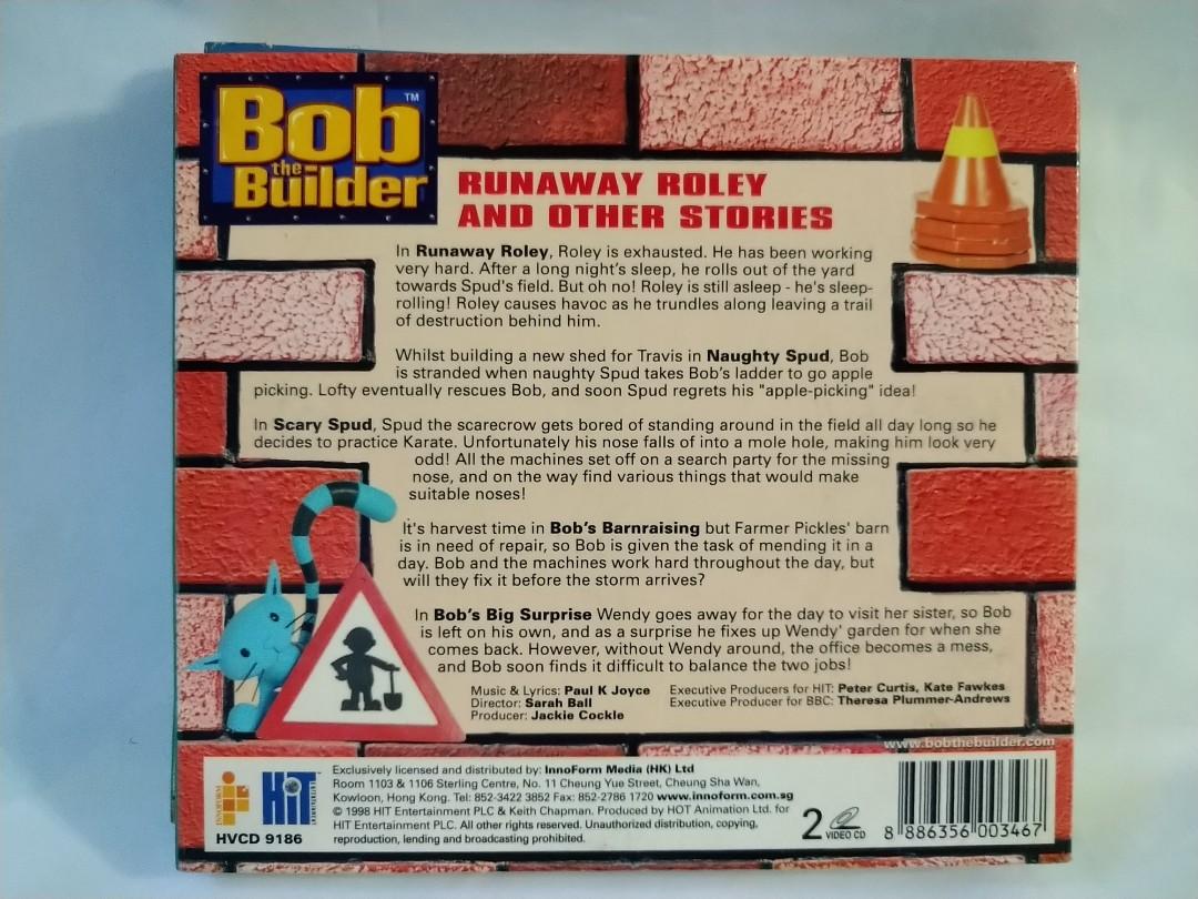 Bob the Builder Volume 3 Runaway Roley and other Stories VCD 1套2碟 幼兒 兒童 ...