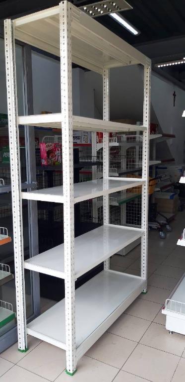 Boltless type steel rack multi purpose open steel shelves, Furniture ...