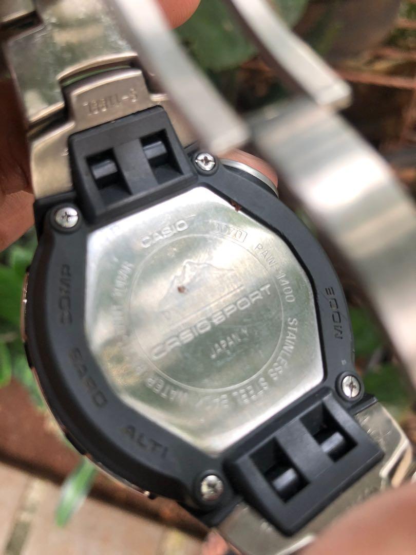 Casio Pathfinder / protrek PAW 1400, Fesyen Pria, Jam Tangan di Carousell