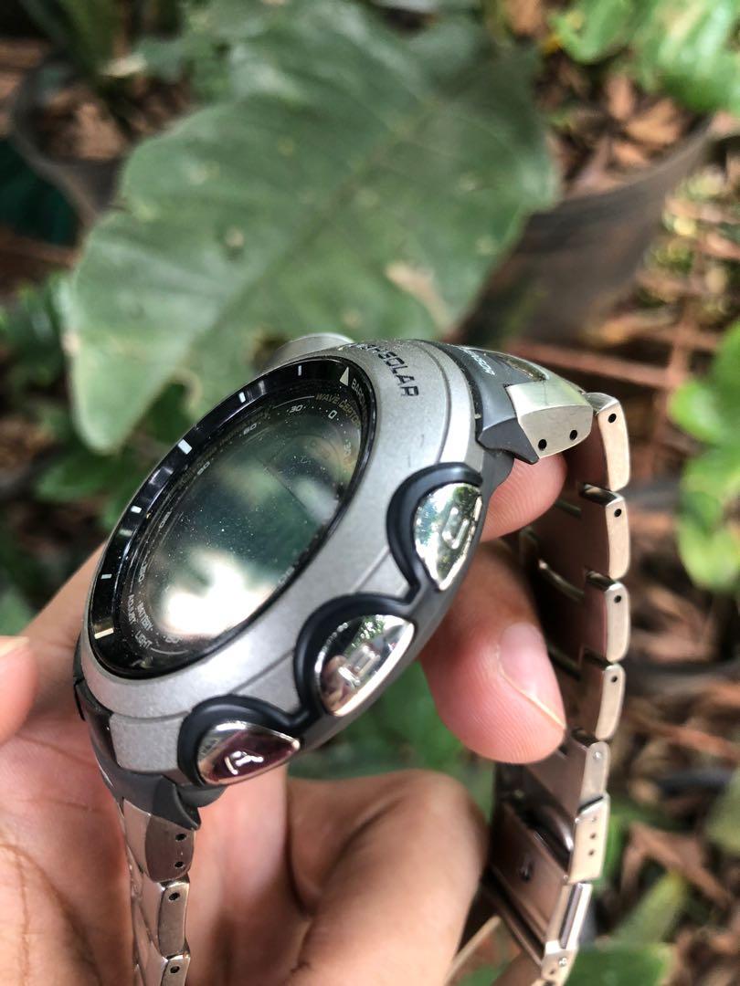 Casio Pathfinder / protrek PAW 1400, Fesyen Pria, Jam Tangan di Carousell