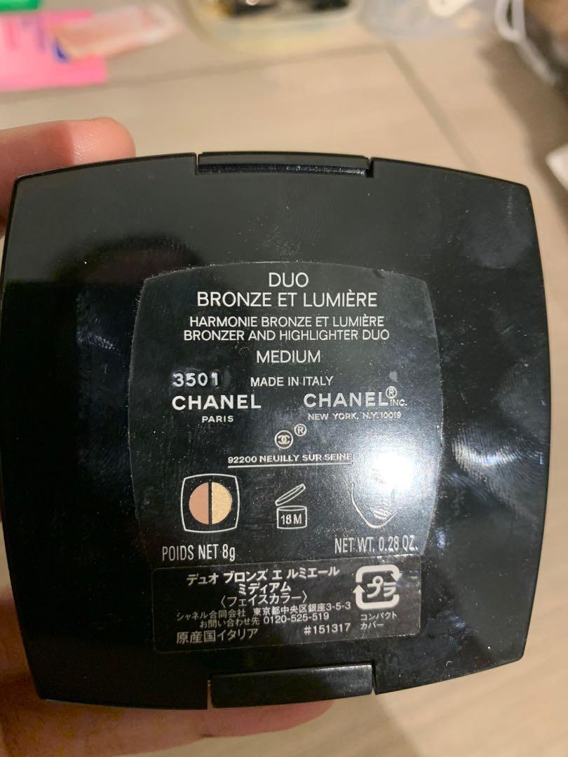 Chanel Bronzer and Highlight Duo, Beauty & Personal Care, Face, Makeup ...