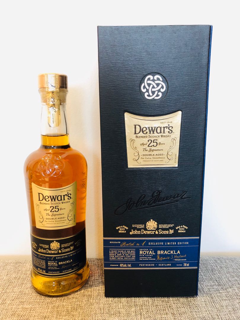 Dewar’s 25 Year Old Signature, Food & Drinks, Alcoholic Beverages on ...