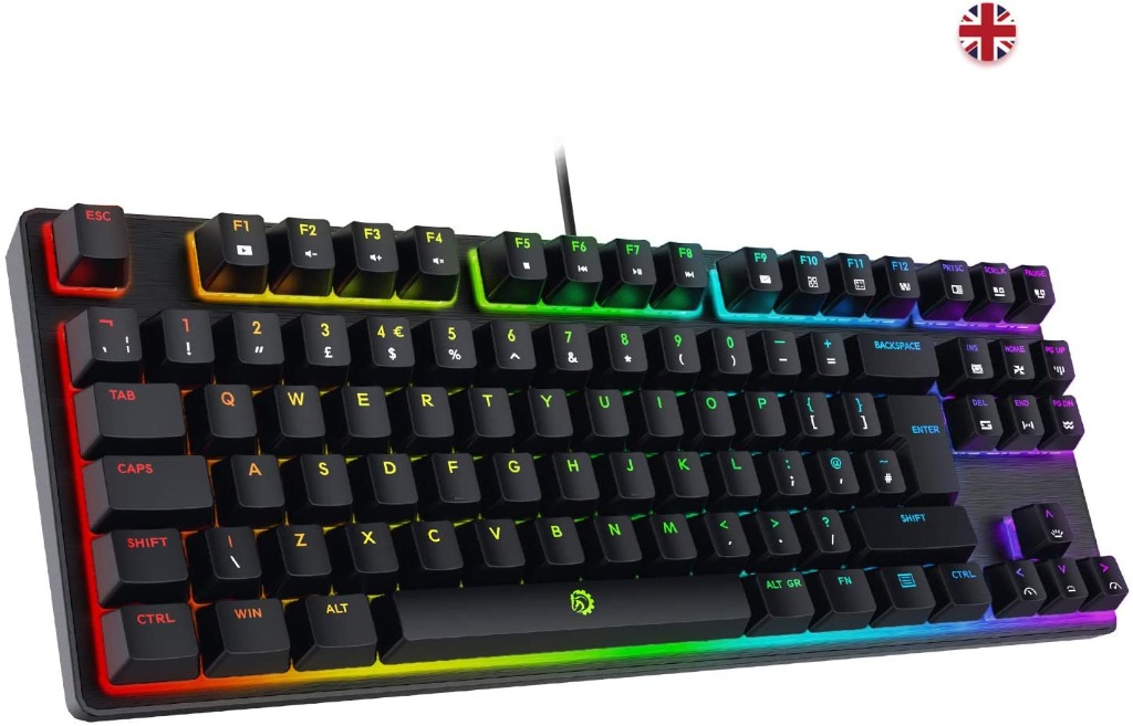 DREVO Tyrfing V2 88 Key Wired RGB Backlit Tenkeyless Mechanical ...