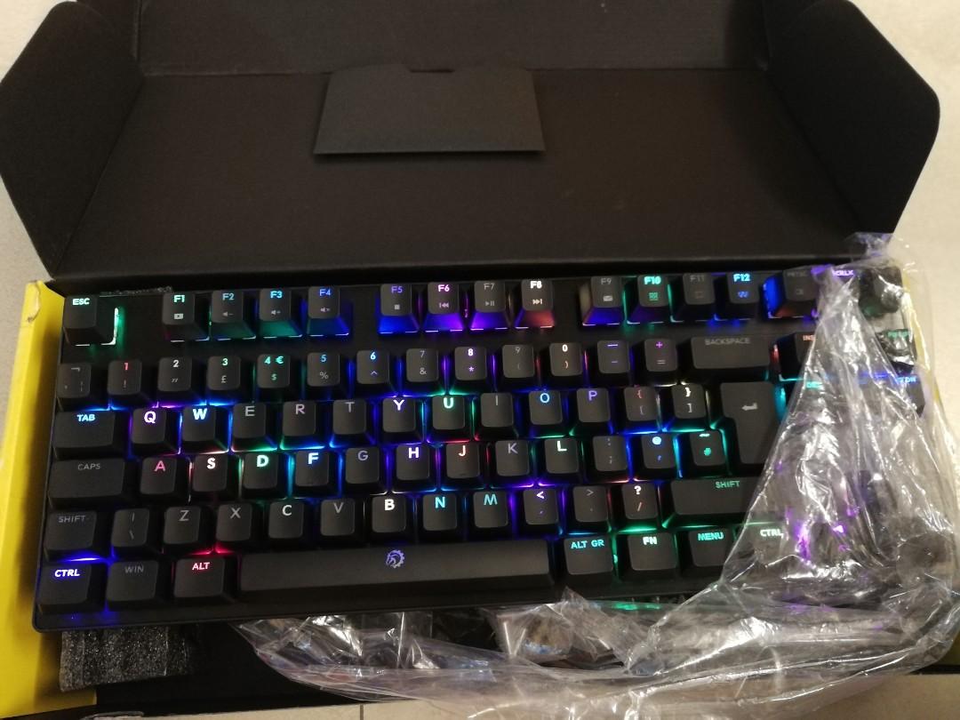 DREVO Tyrfing V2 88 Key Wired RGB Backlit Tenkeyless Mechanical ...