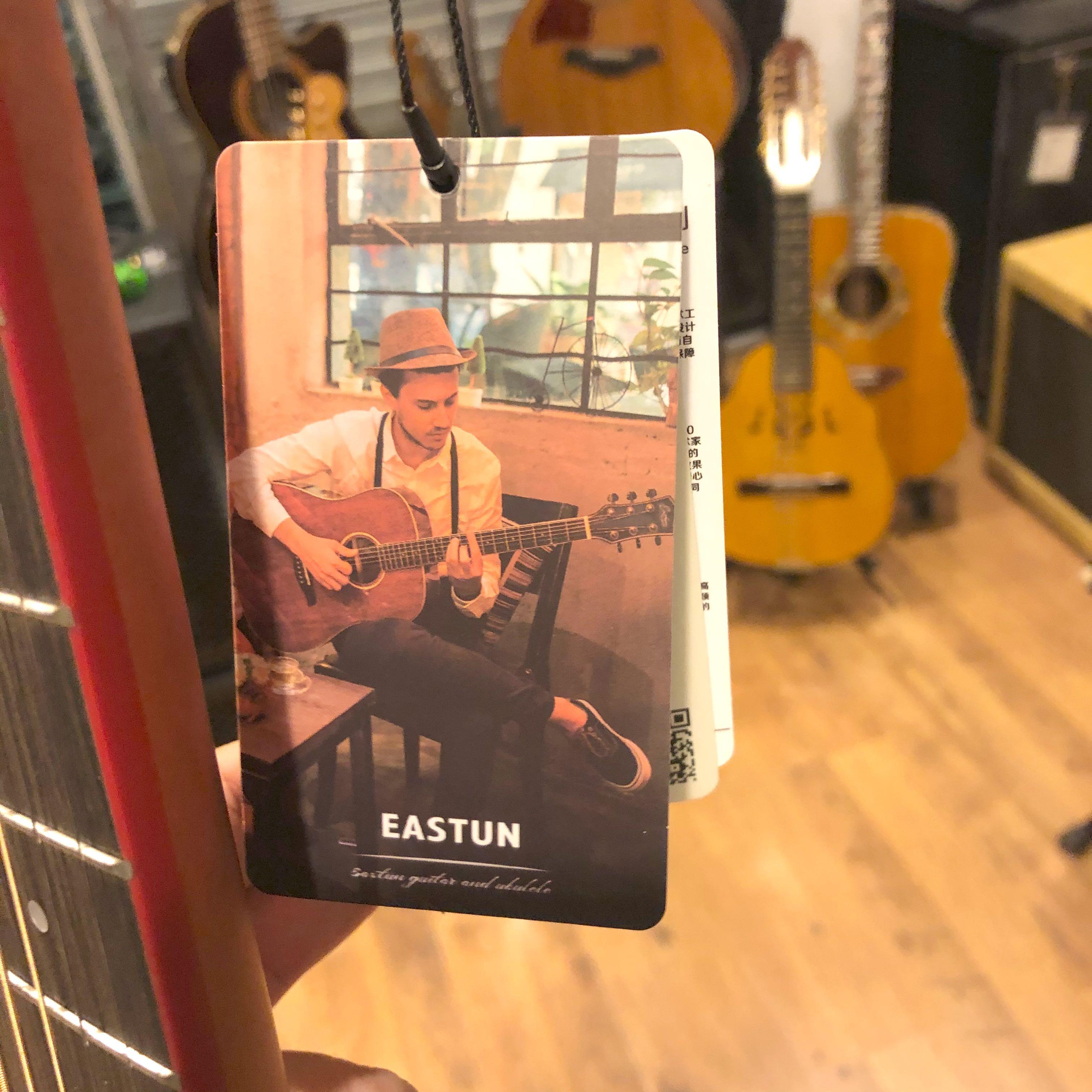 Eastun Acoustic Guitar 1/2size, Music & Media, Music Instruments on ...