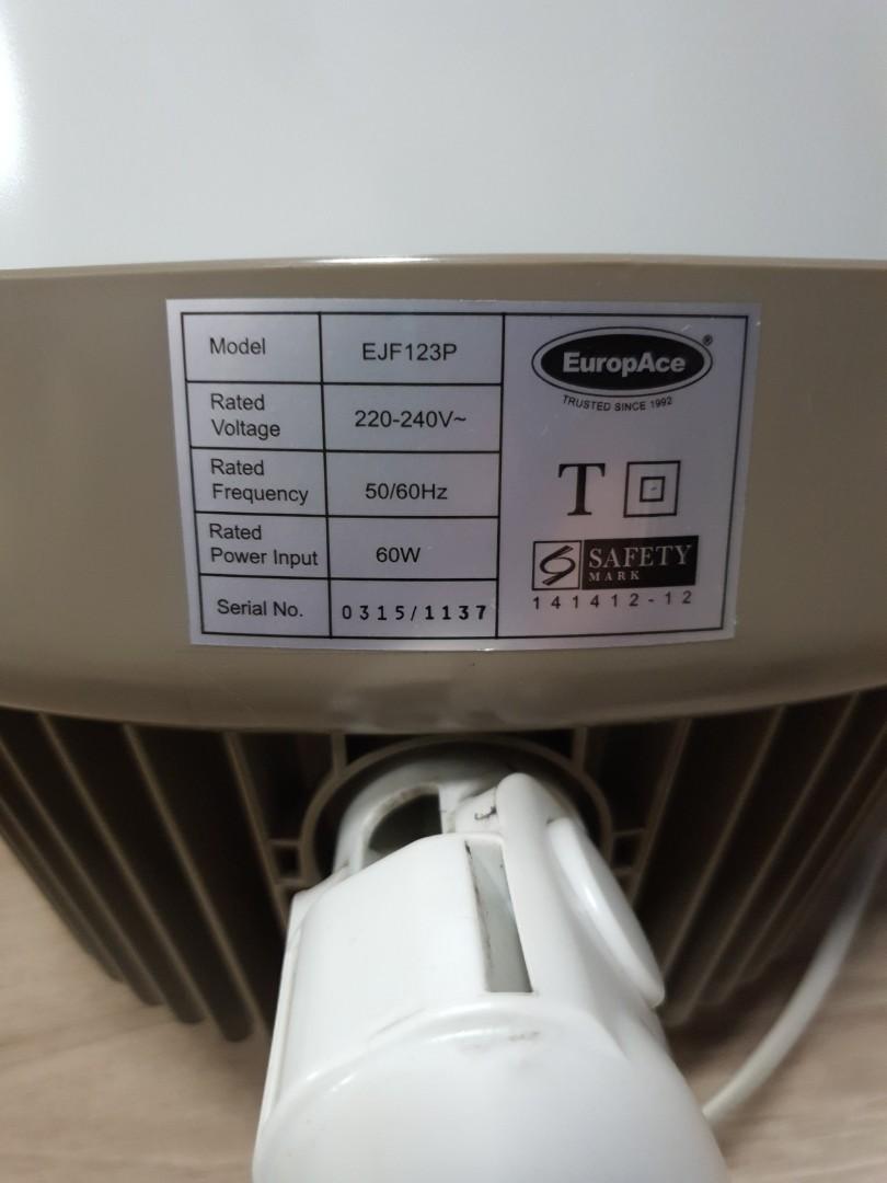 EuropAce 12" Jet Turbine Air Circulator Fan, Home Appliances, Cooling ...