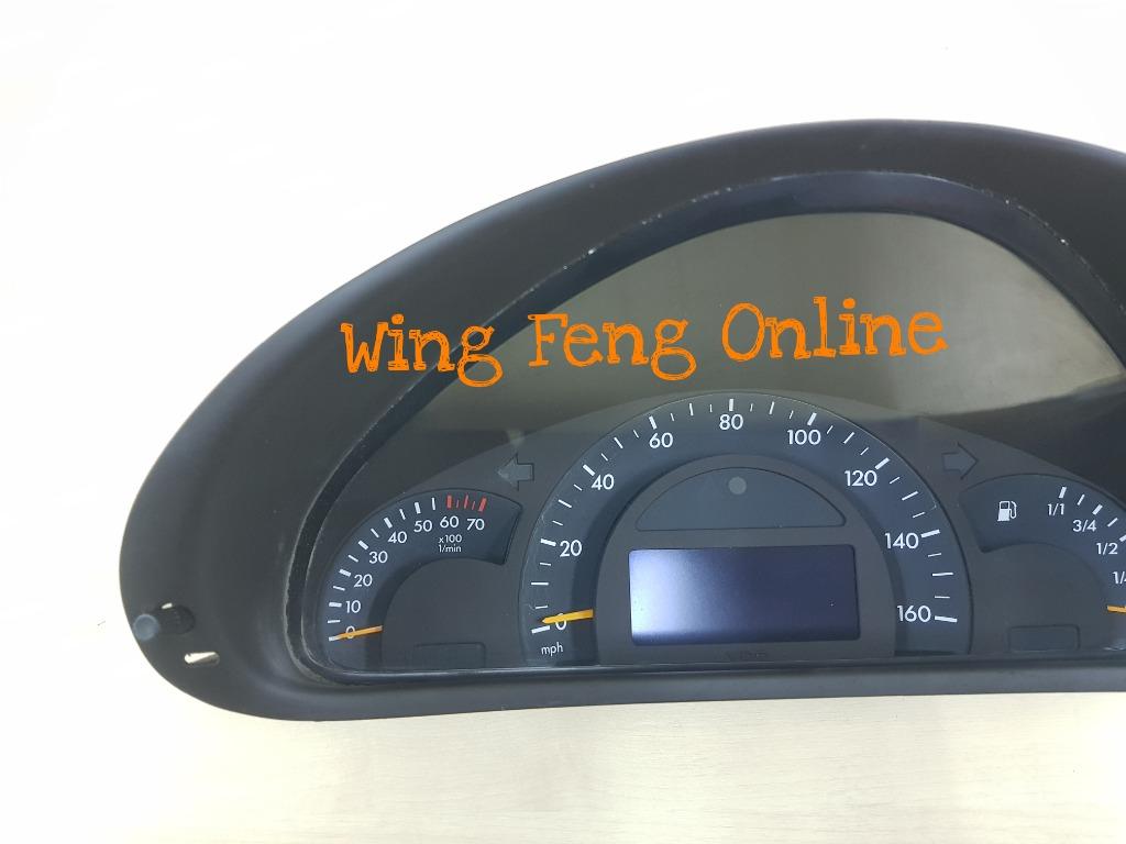 Genuine Mercedes-Benz C-Class W203 Cluster Meter Speedometer MPH160 ...