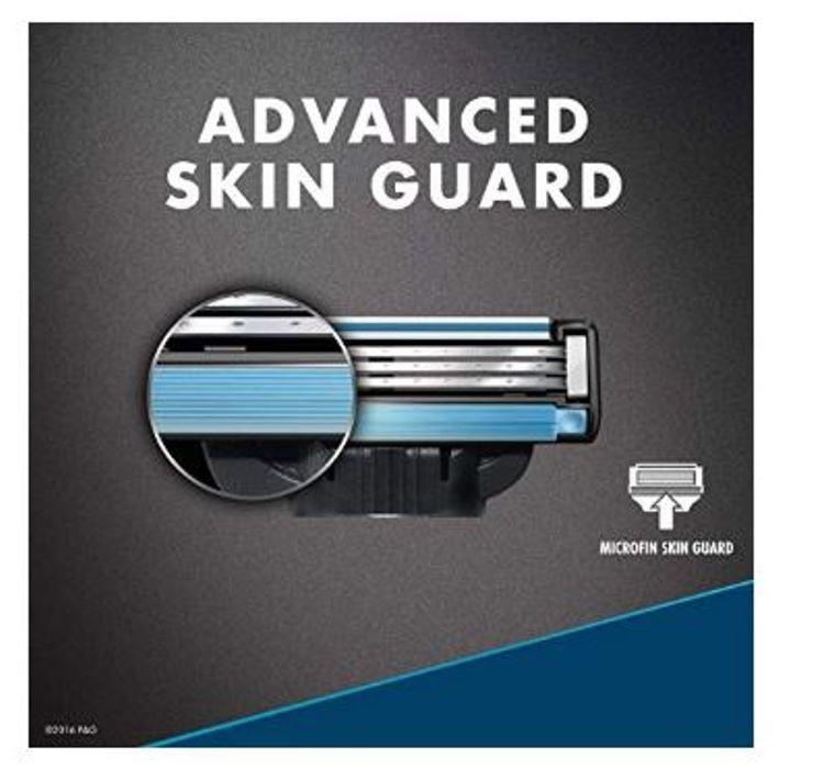 Gillette Mach3 Mach 3 Men's Razor Blade Refills 15 Counts, Beauty ...
