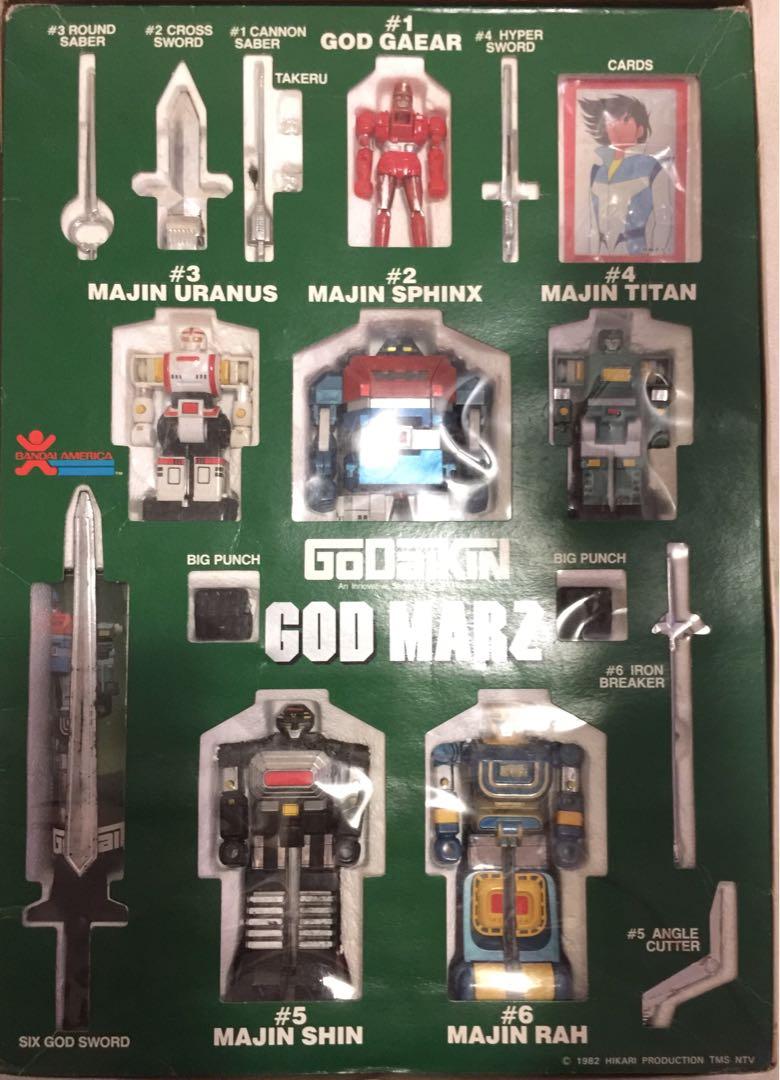 六神合體（GODMARZ）六神合体 美國版 POPY DX超合金 BANDAI GODAIKIN 日本製 MADE IN JAPAN, 興趣及 ...