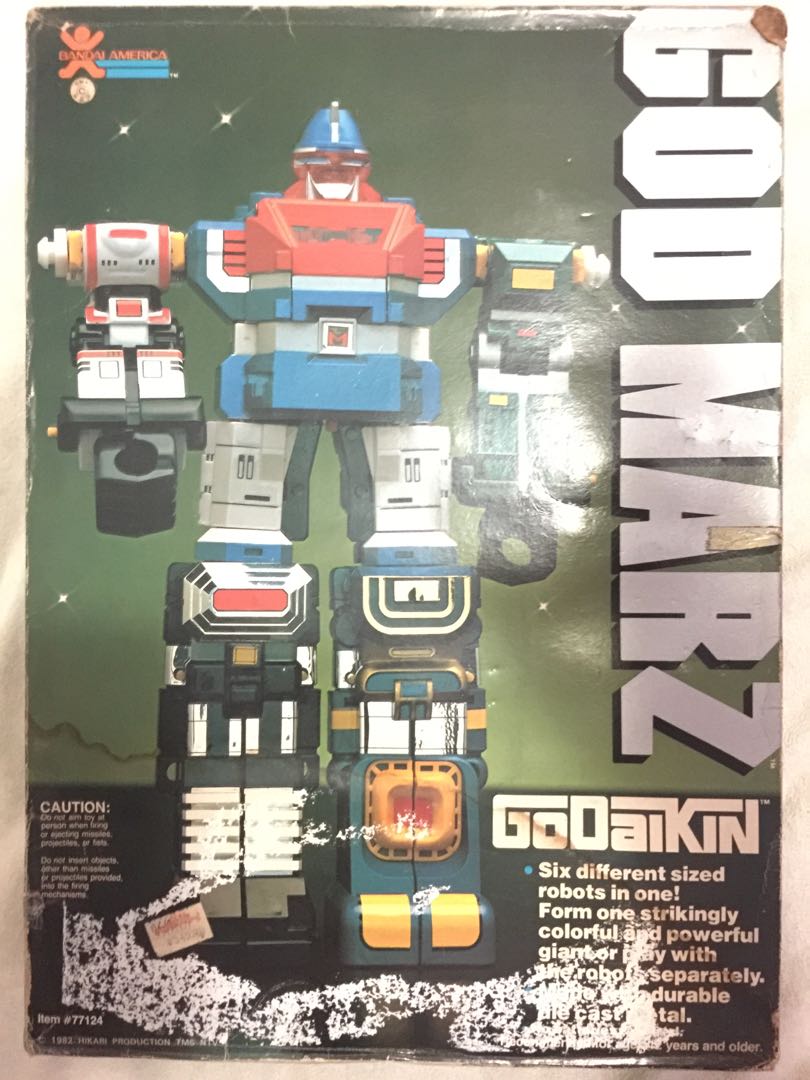 六神合體（GODMARZ）六神合体 美國版 POPY DX超合金 BANDAI GODAIKIN 日本製 MADE IN JAPAN, 興趣及 ...