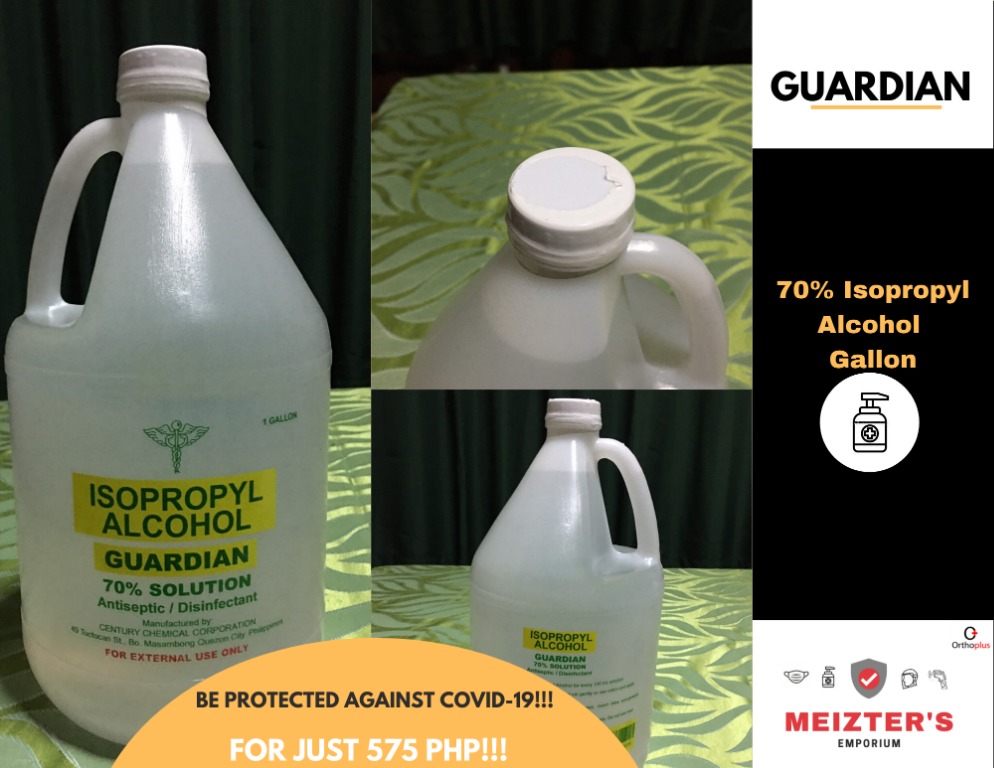 Guardian 70% Sol. Isopropyl Alcohol Antiseptic and Disinfectant ...