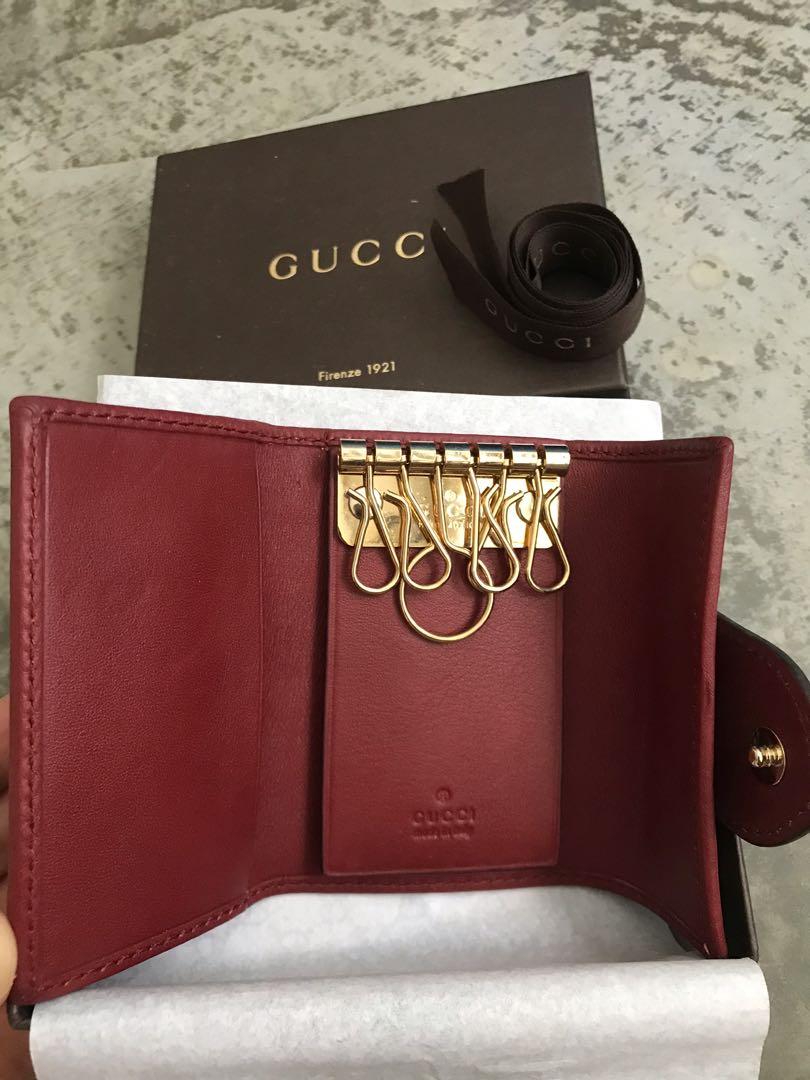 Gucci Key Pouch, Luxury, Bags & Wallets on Carousell