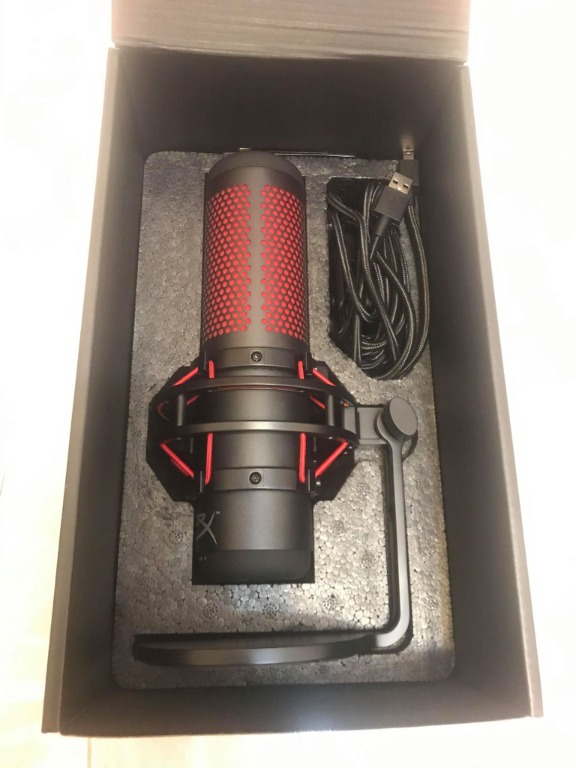 Hyperx Quadcast Mic Microphone for streamer, youtuber, meeting, tiktok ...