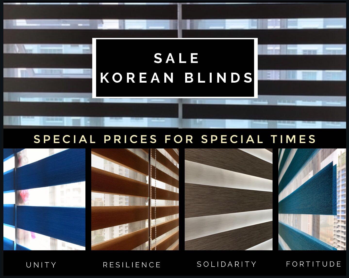 Korean Blinds, Furniture & Home Living, Home Decor, Curtains & Blinds ...