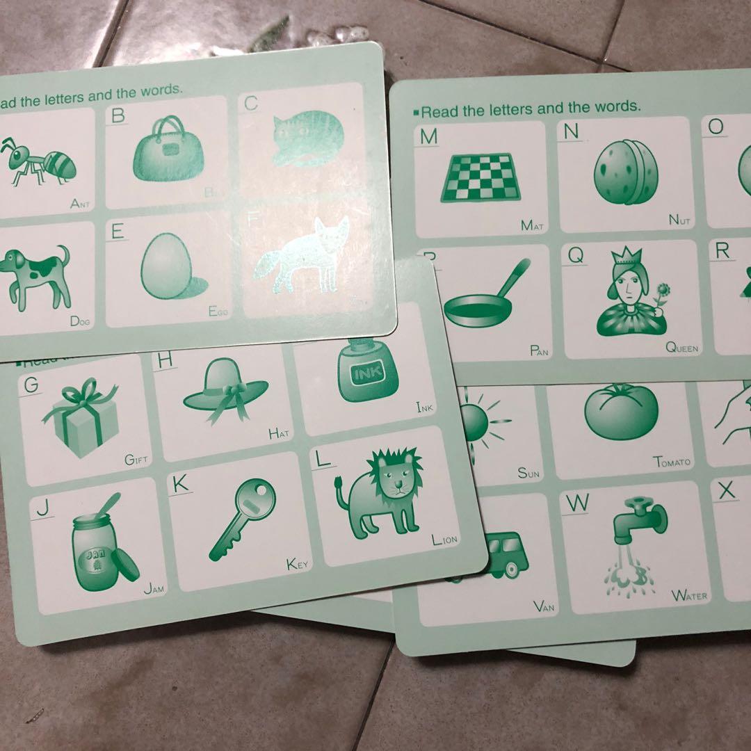 Kumon ABC write and wipe cards, Hobbies & Toys, Books & Magazines ...